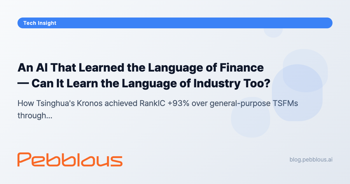 Kronos Explained: Why Finance-Specific Time-Series AI Outperforms ...
